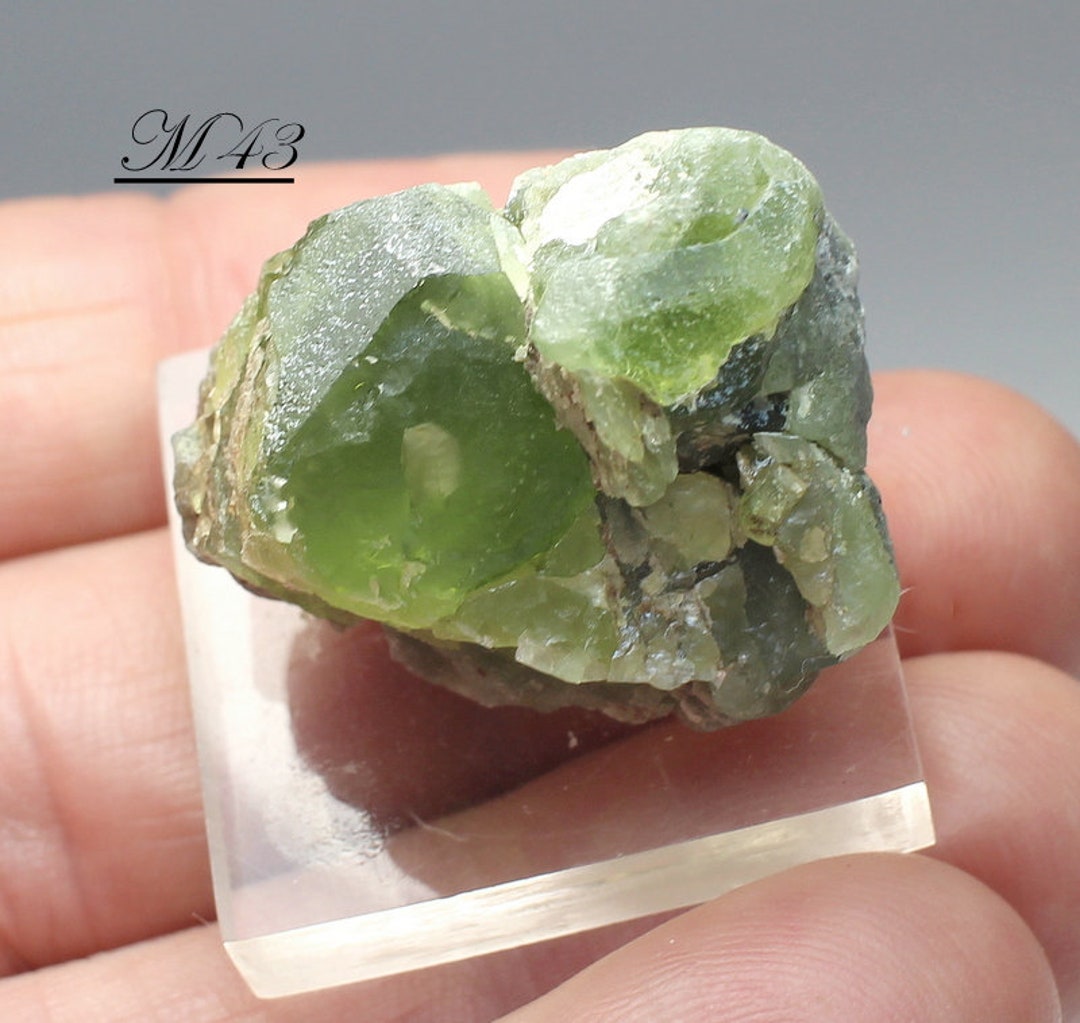 Green Forsterite Var. Peridot, From Sapat Gali, Naran, Kaghan Valley ...