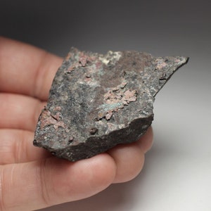 Native Copper on Basalt Mineral Crystal Display Specimen Michigan - Etsy