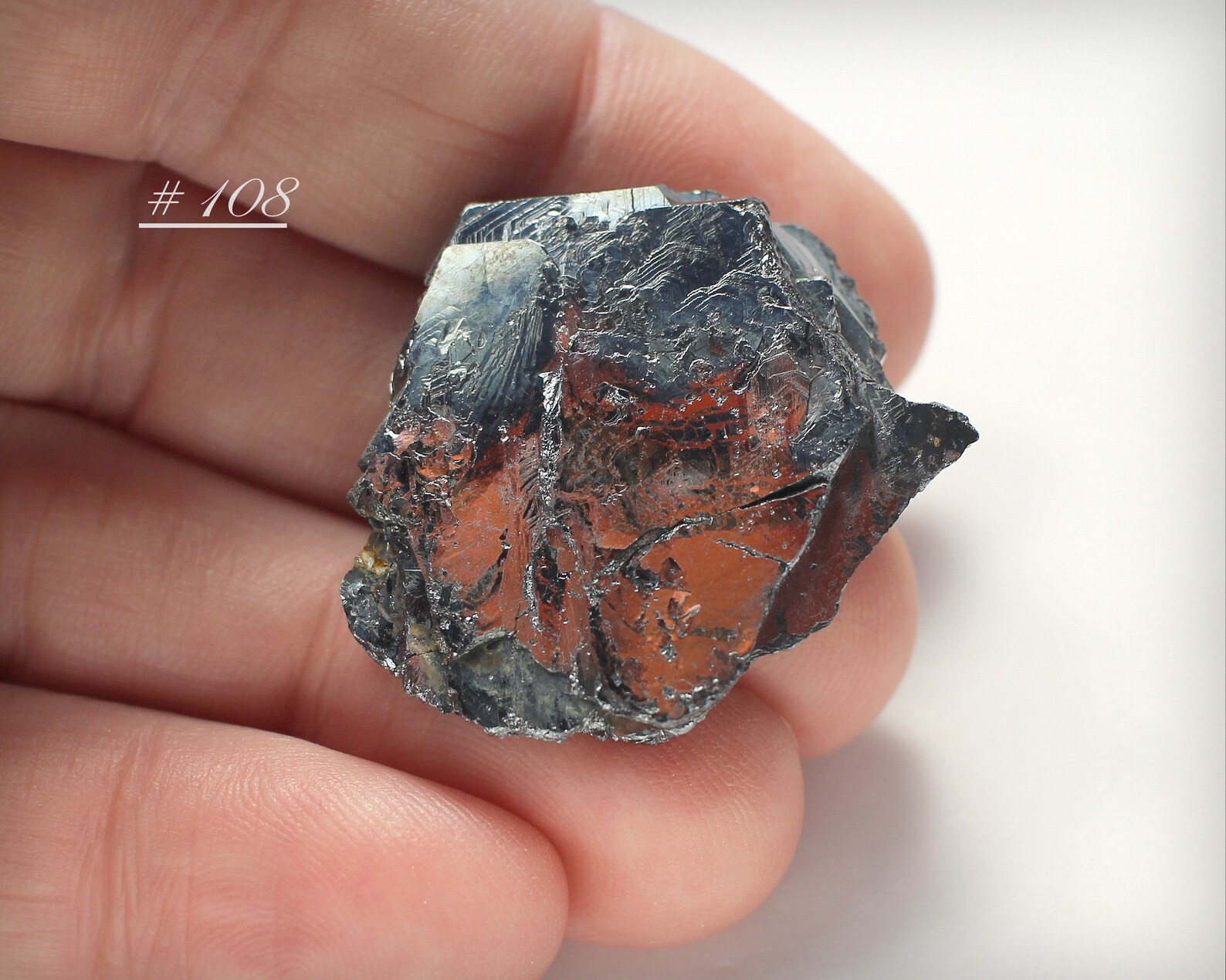 Bright Shiny Hematite Crystals With Gorgeous Bright-red - Etsy