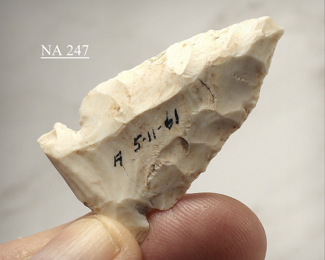 Prehistoric and Authentic Archaic Native American Knapped LOGAN CREEK ...