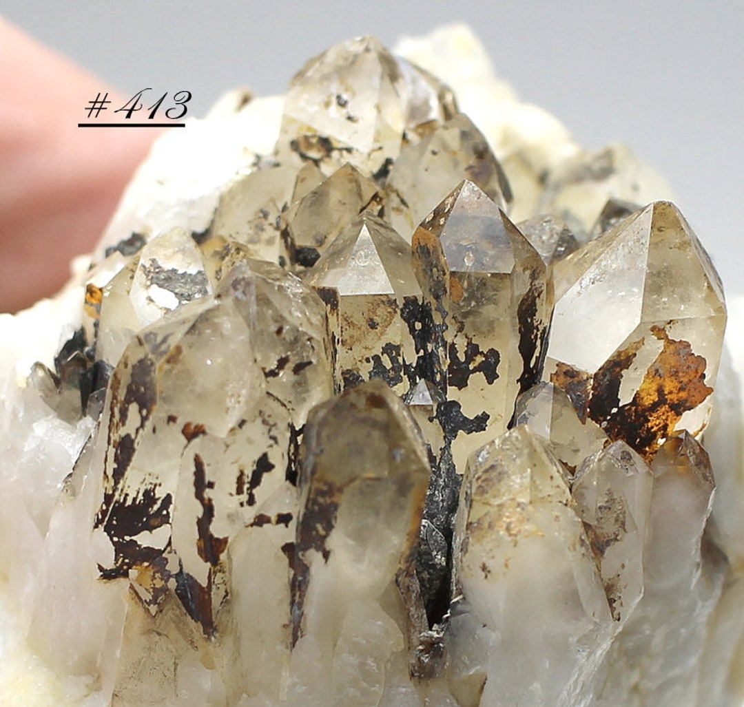 Nice Quartz Crystal Cluster Vein, From the Dinas Quarry, Pen Y Ddinas ...