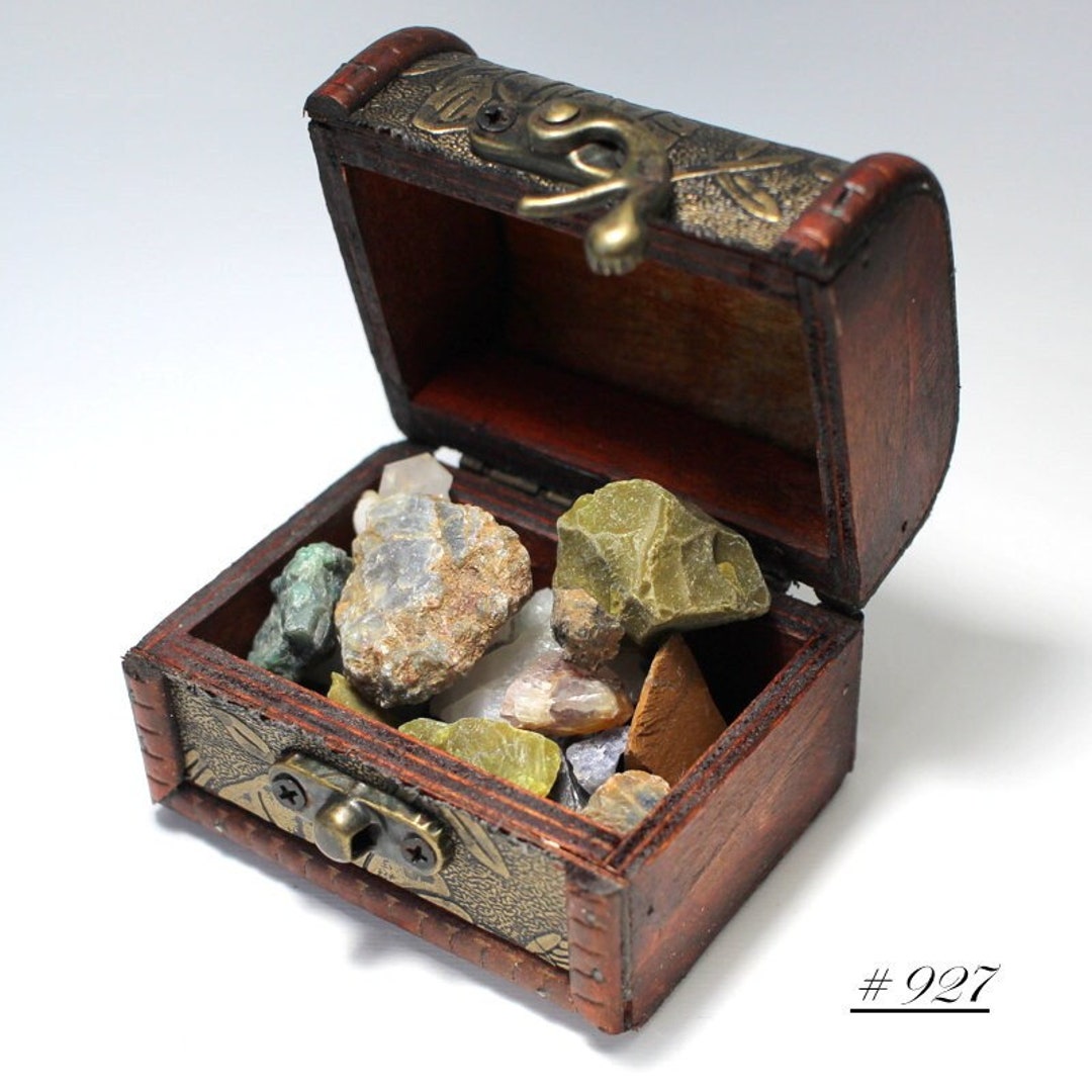 Treasure Chest of Rocks and Minerals Child Gift - Etsy
