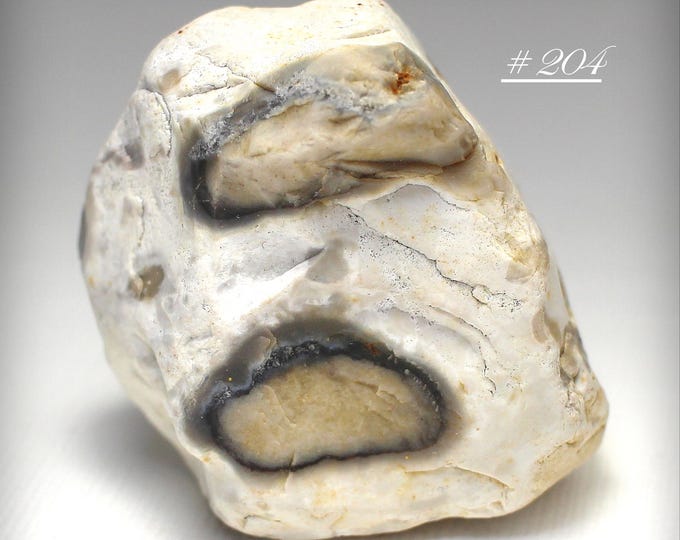 White Chert With Flint Nodules, From Glacial Till in Illinois, USA - A ...