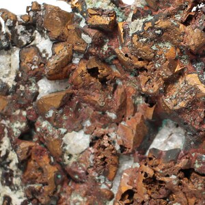 Native Copper, Michigan - Large Spectacular Crystalline Native Copper ...