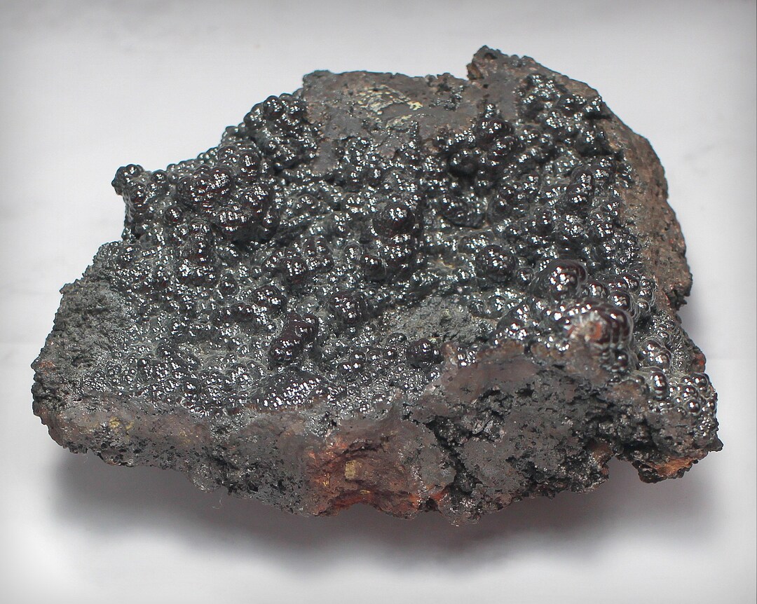 Red Botryoidal Hematite Specimen, From Cheshire County, New Hampshire ...