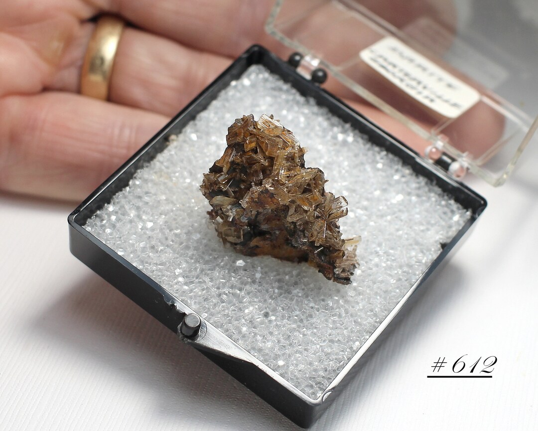 Glassy Barite Crystal Cluster Miniature, in Perky Box, From ...