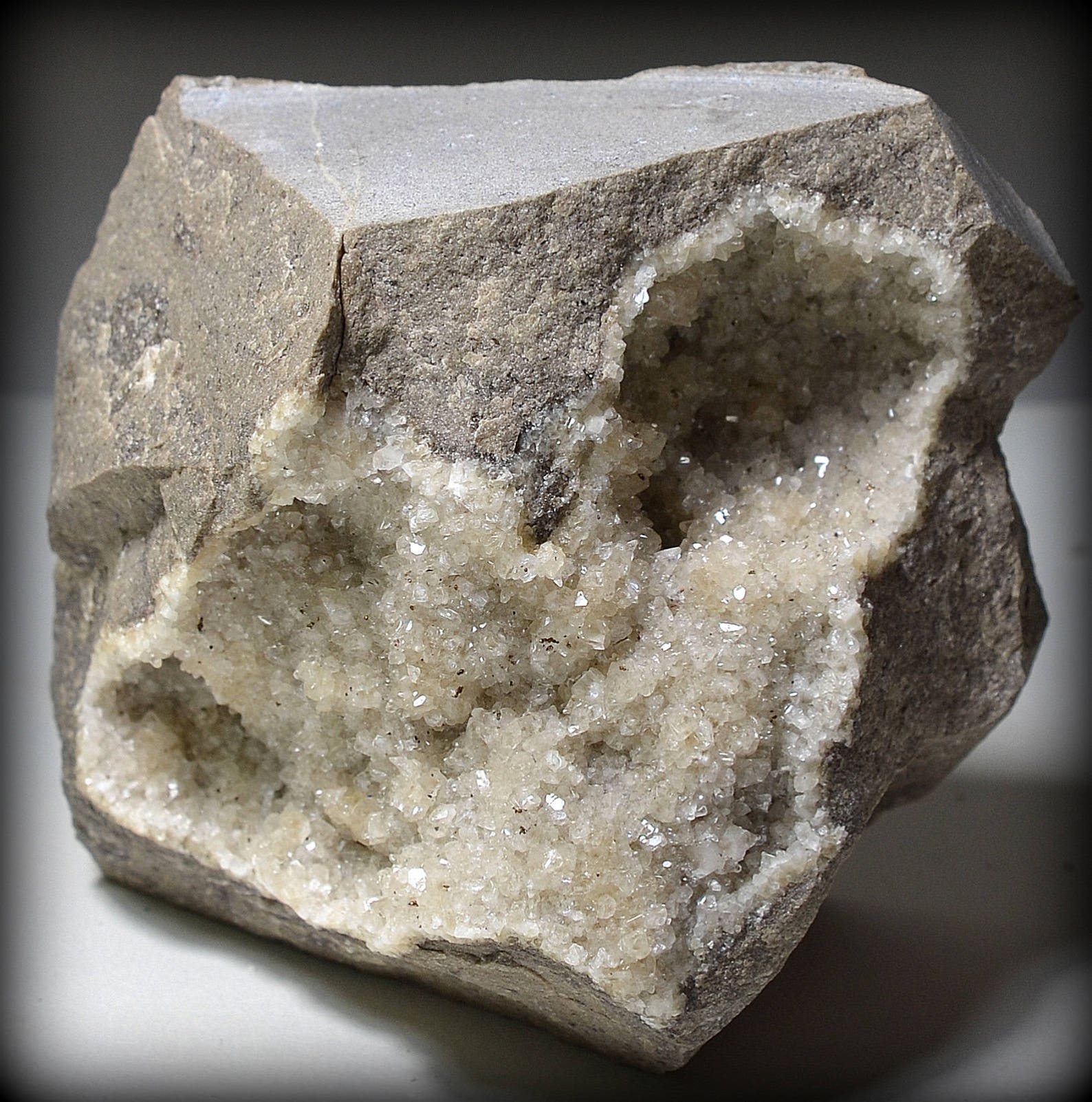 Large Calcite Lined Crystalline Pockets in Gray-tan Limestone | Etsy