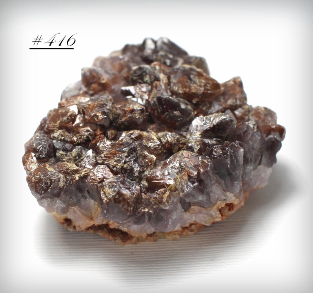 Root-beer Colored Quartz, on Amethyst Quartz, With Fabulous Growth ...