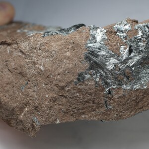 Pyrolusite - Large and Aesthetic, Metallic, Acicular, Pyrolusite ...