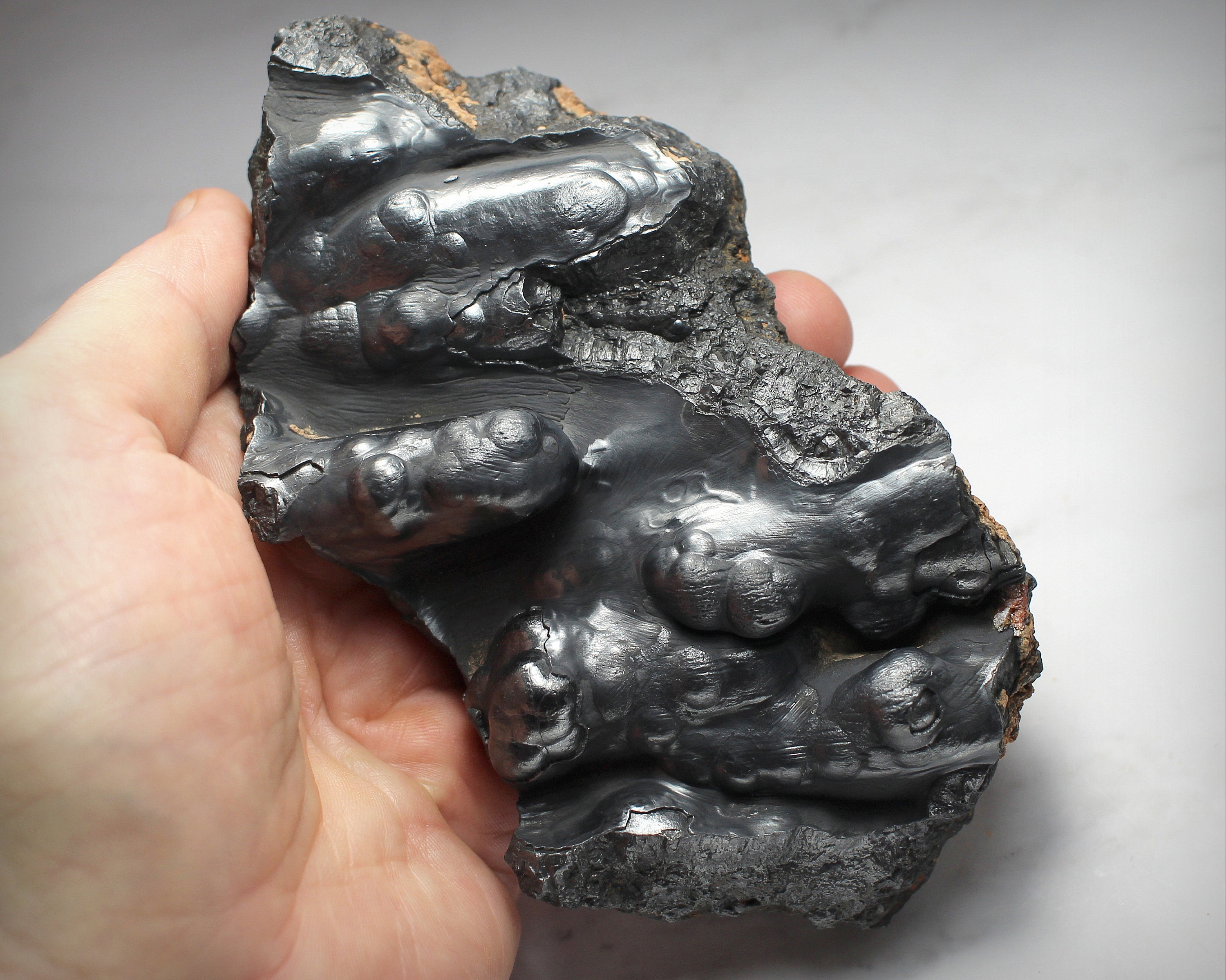 Fine Lustrous Hematite Mineral Specimen Botryoidal Habit | Etsy