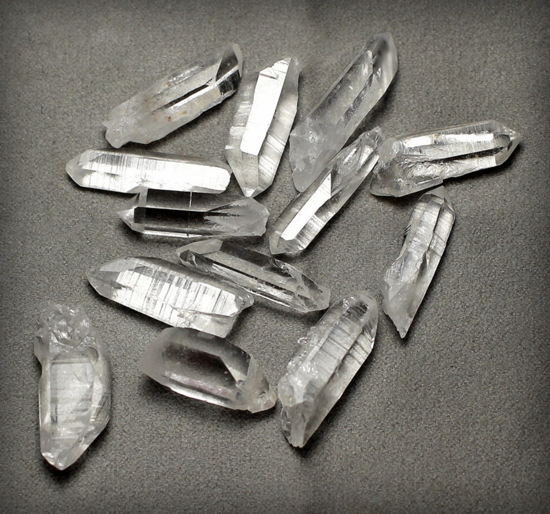 Twelve Gemmy Smaller Quartz Crystals the Ones Pictured - Etsy