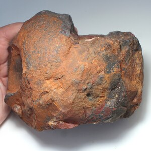 Thick Endcut of Hematite Rich, Face-polished Jasper Conglomerate ...