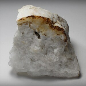 Rare Keokuk Geode pseudo-cubic Quartz Crystal Geode Segment, From ...