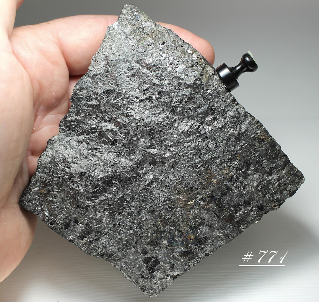 Large Thick Magnetite Specimen, From the Clifton Iron Mines, St ...
