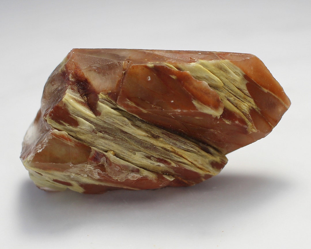 Red Amphibole Quartz Crystals With Growth Interference - Etsy UK