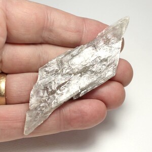 Selenite Gypsum Shiny, Selenite Twin Crystal With Inclusions and ...