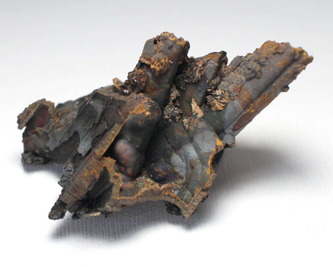 Goethite Pseudomorphs After Selenite Crystals With Hollow Epimorphs ...