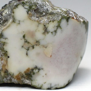 Beautiful Polished Datolite Nodule With Red Coppery Inclusions and ...