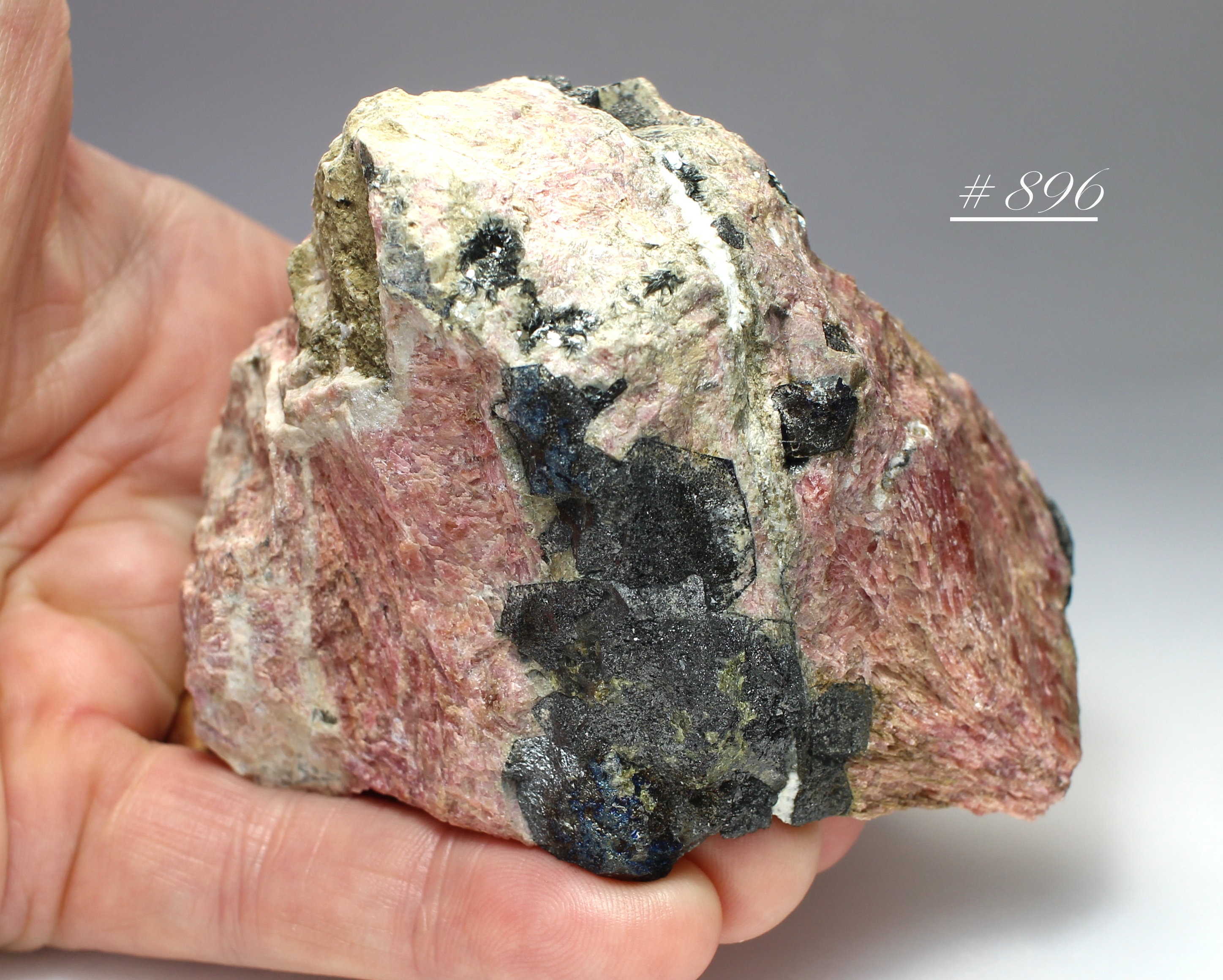 Home Décor Home & Living Rocks & Geodes of Magnetite with yellow quartz ...