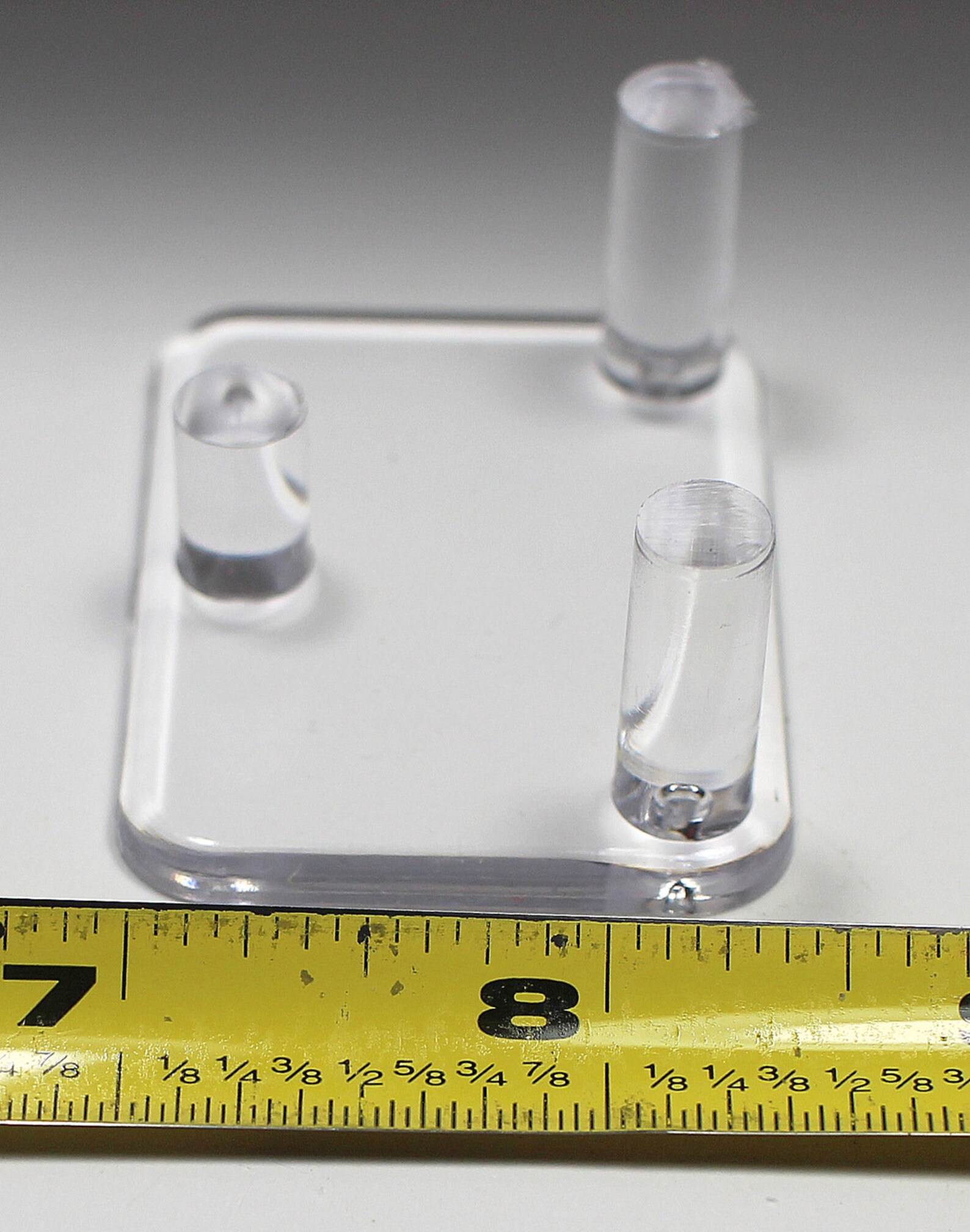 Three Peg Clear Acrylic Mineral Specimen Display Stand (small Size) - Etsy