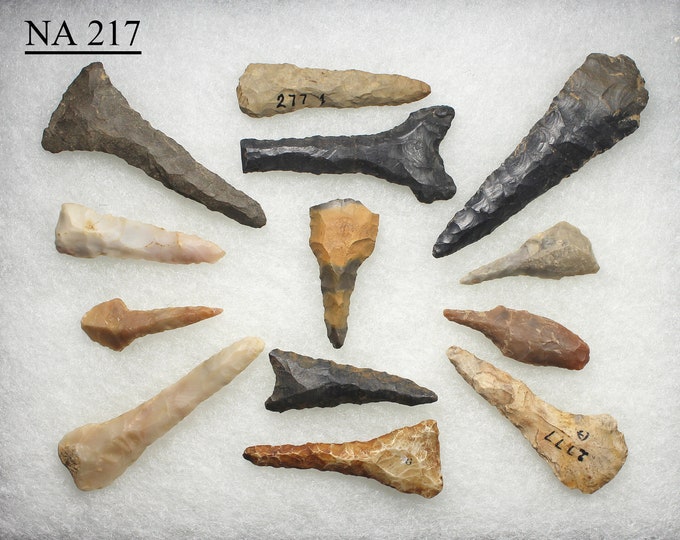 Vintage Collection of Authentic Native American Stone Tools Found Over ...