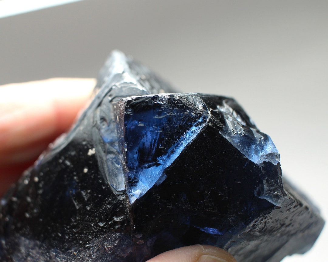 Rare Dark-blue With Green Fluorite From the Castle Dome Mining District ...