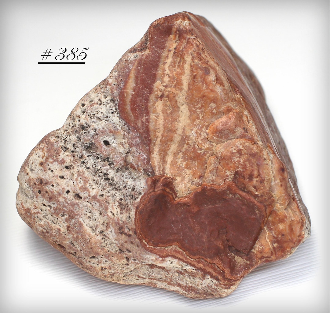 Larger Red Banded Chert Stone From Southern Illinois, USA - Etsy