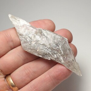 Selenite Gypsum Shiny, Selenite Twin Crystal With Inclusions and ...