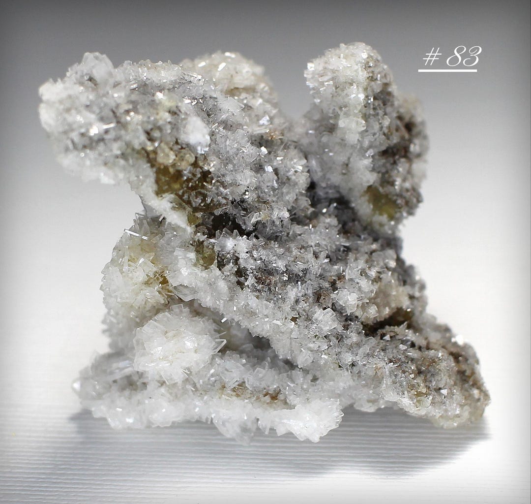 Glassy Barite Miniature With Yellow Fluorite, From the Cave-in-rock ...