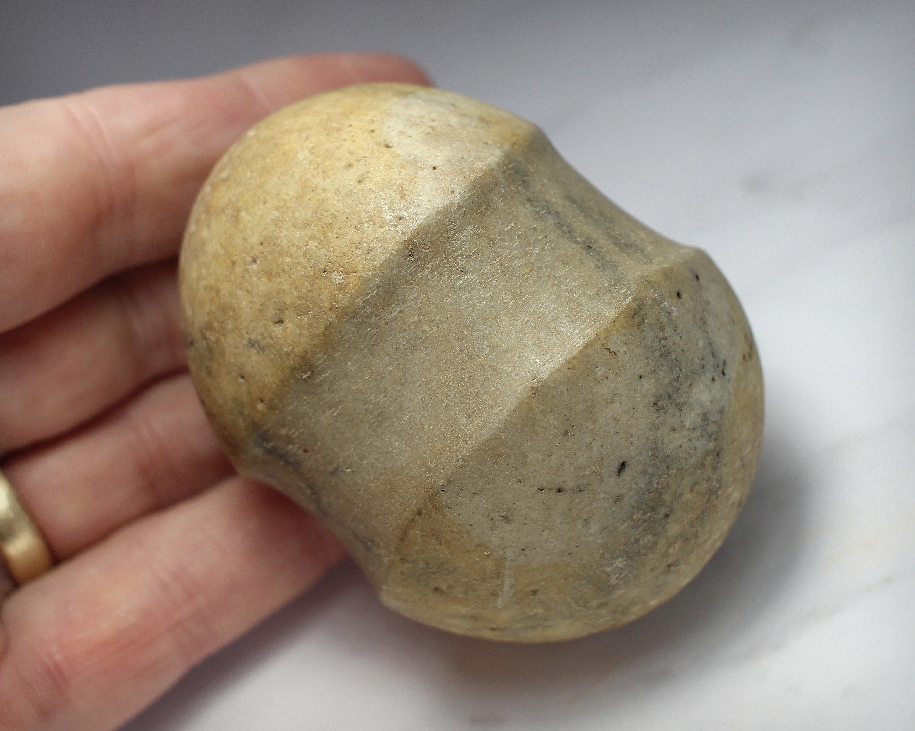 Authentic Archaic Native American Grooved Hammer Stone or | Etsy