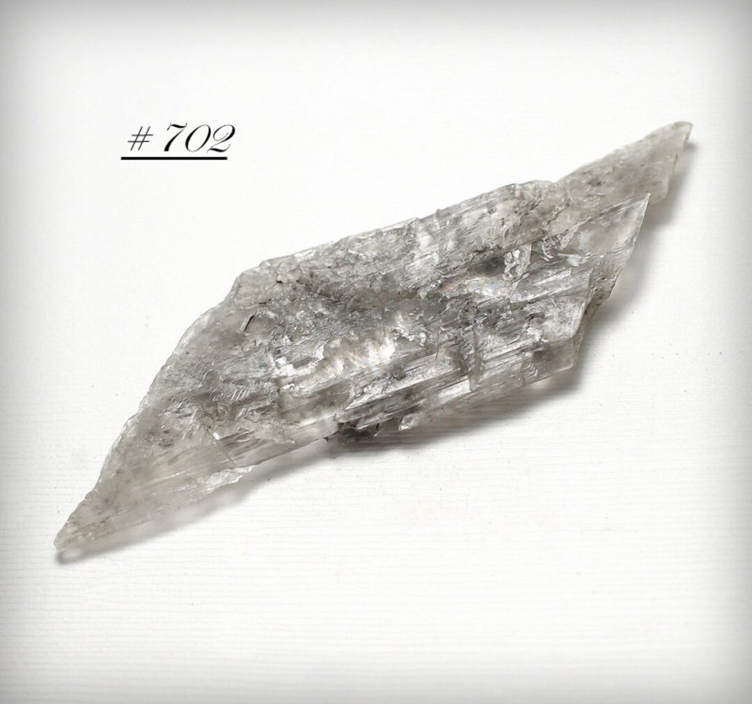 Selenite Gypsum Shiny, Selenite Twin Crystal With Inclusions and ...