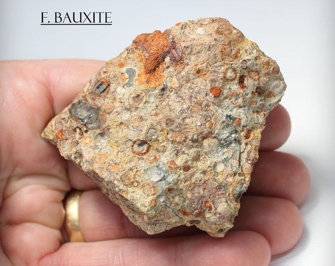 Bauxite - Gorgeous Bauxite Display Specimen - Main Ore of Aluminum ...