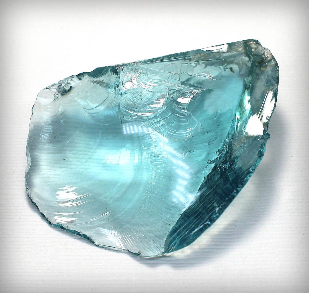 Andara! Sea-blue Andara. Lustrous Ocean-blue Clear Cullet Glass, for ...