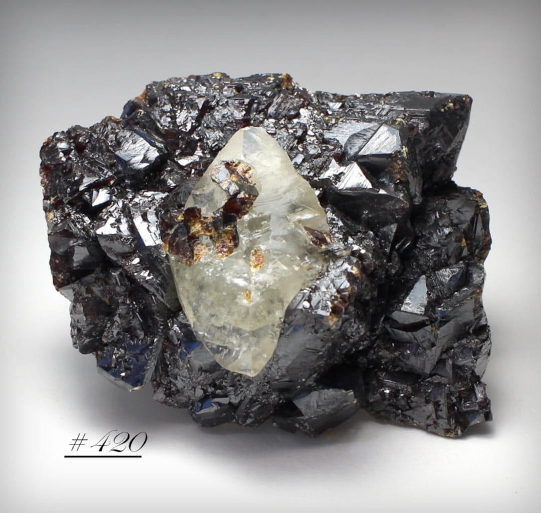 Metallic Ruby-jack Sphalerite Crystal Plate W/ Double Terminated ...