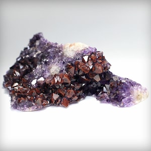 Thunder Bay Amethyst Crystal Cluster With Dark Red Hematite Inclusions, Thunder Bay Ontario ...