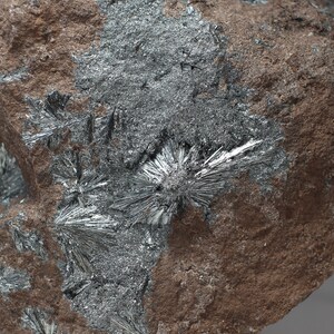 Pyrolusite - Large and Aesthetic, Metallic, Acicular, Pyrolusite ...