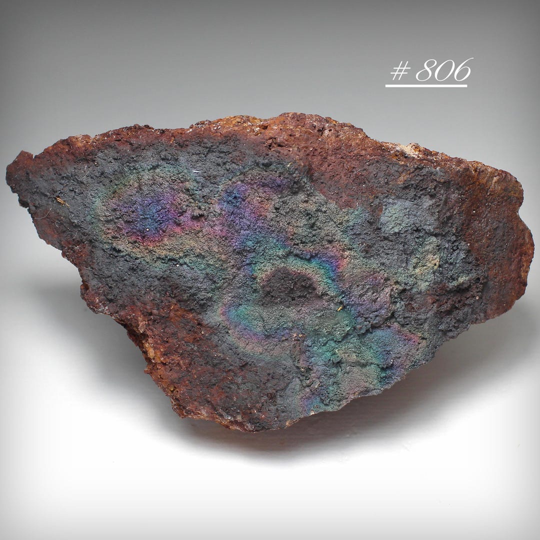 Iridescent Turgite Hematite Mineral Specimen, 79 Mine, Arizona - Etsy
