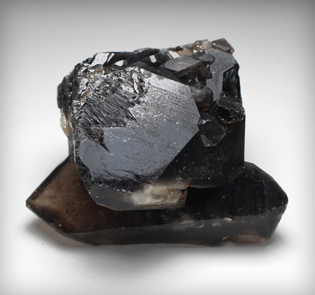 Morion Black Double Terminated Quartz Crystals NON IRRADIATED ...