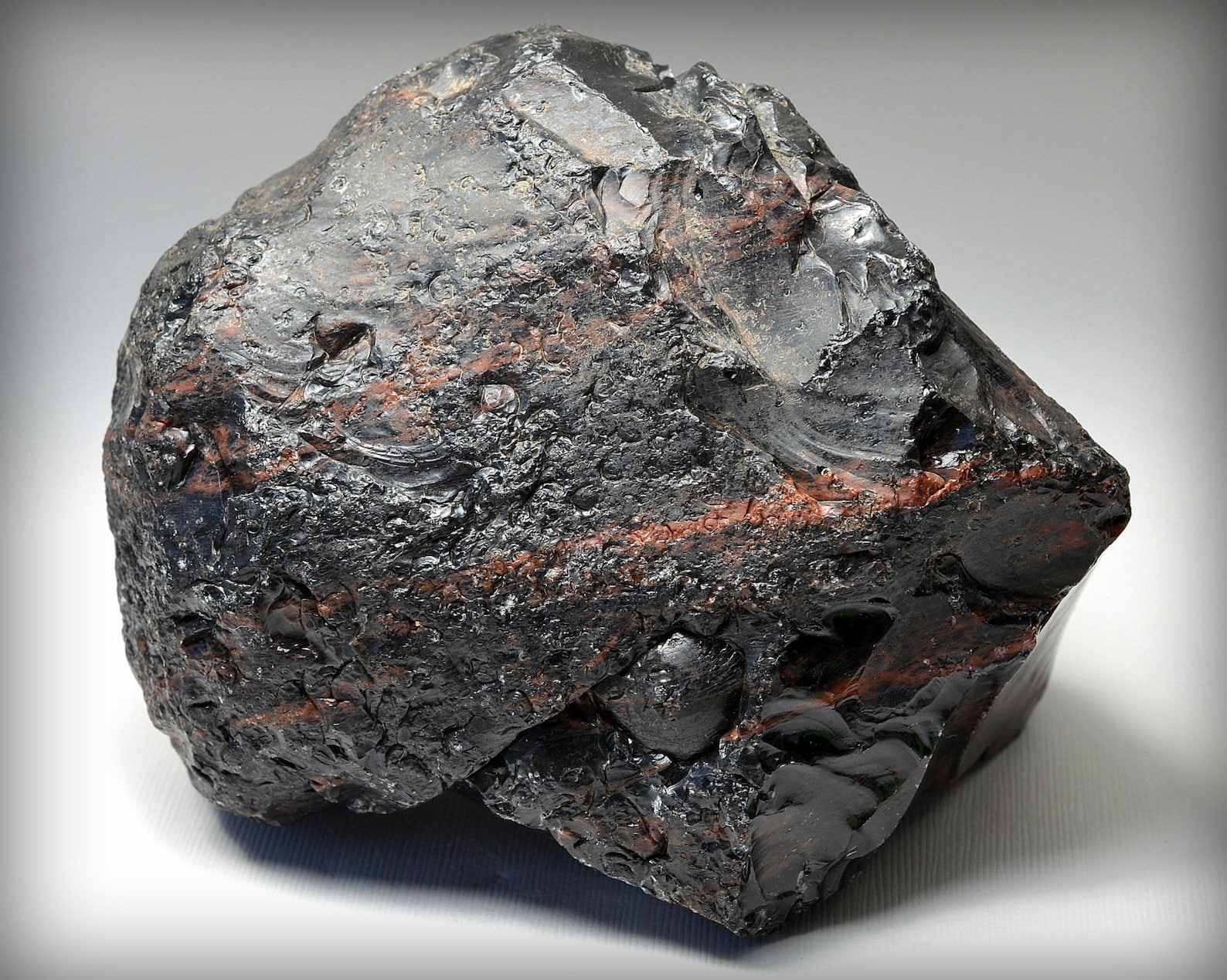 Large Gorgeous Raw Mahogany Obsidian Cobble Rock and - Etsy