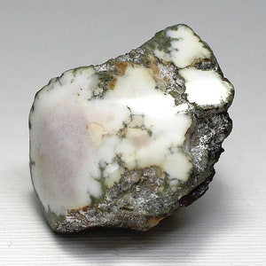 Beautiful Polished Datolite Nodule With Red Coppery Inclusions and ...