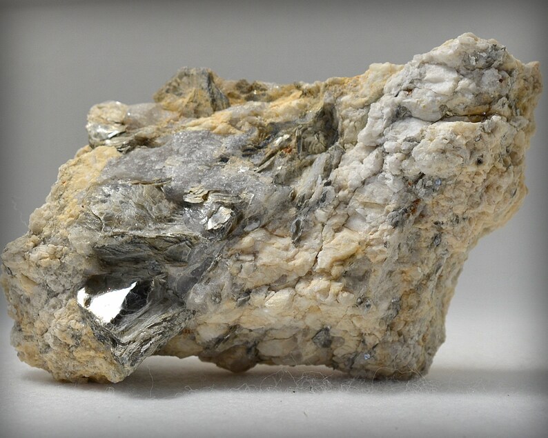 Super-shiny Muscovite Mica Books in Tan Feldspar From the - Etsy