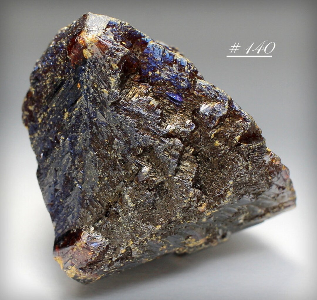 Sphalerite Crystal Rare One-of-a-kind Iridescent Sphalerite Crystal in ...
