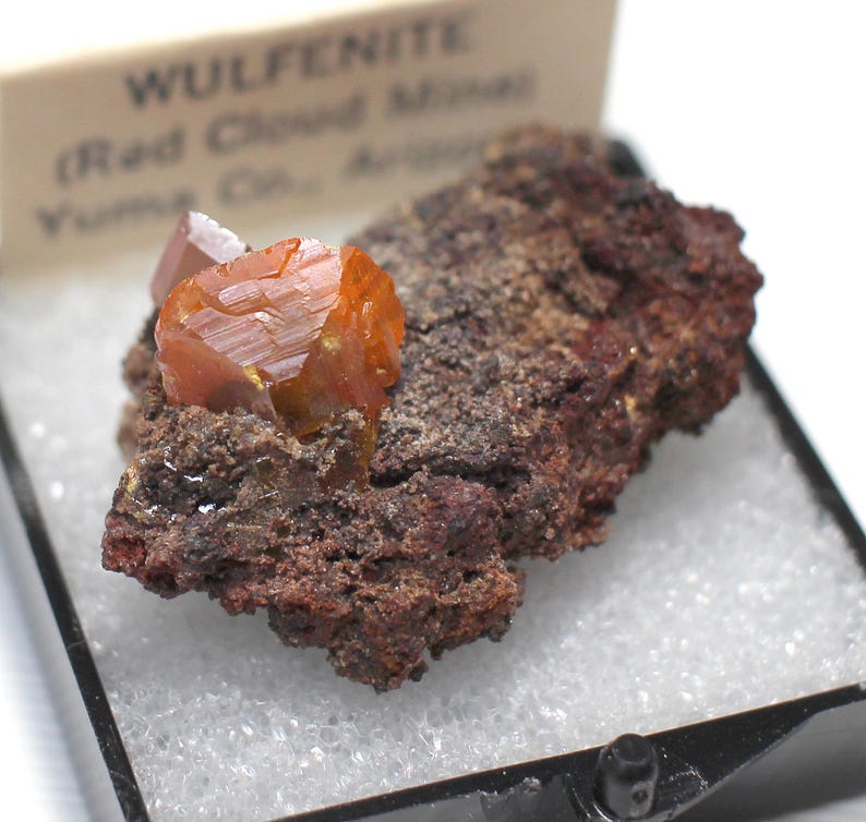 Red Cloud Mine Wulfenite Crystals, Arizona Mineral Specimen - Etsy