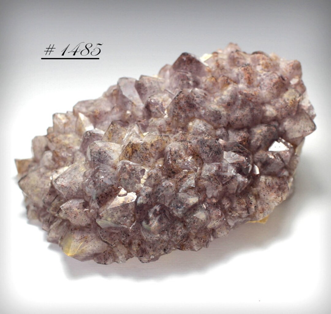 Atypical Thunder Bay Amethyst Crystal Cluster With Red and Black ...