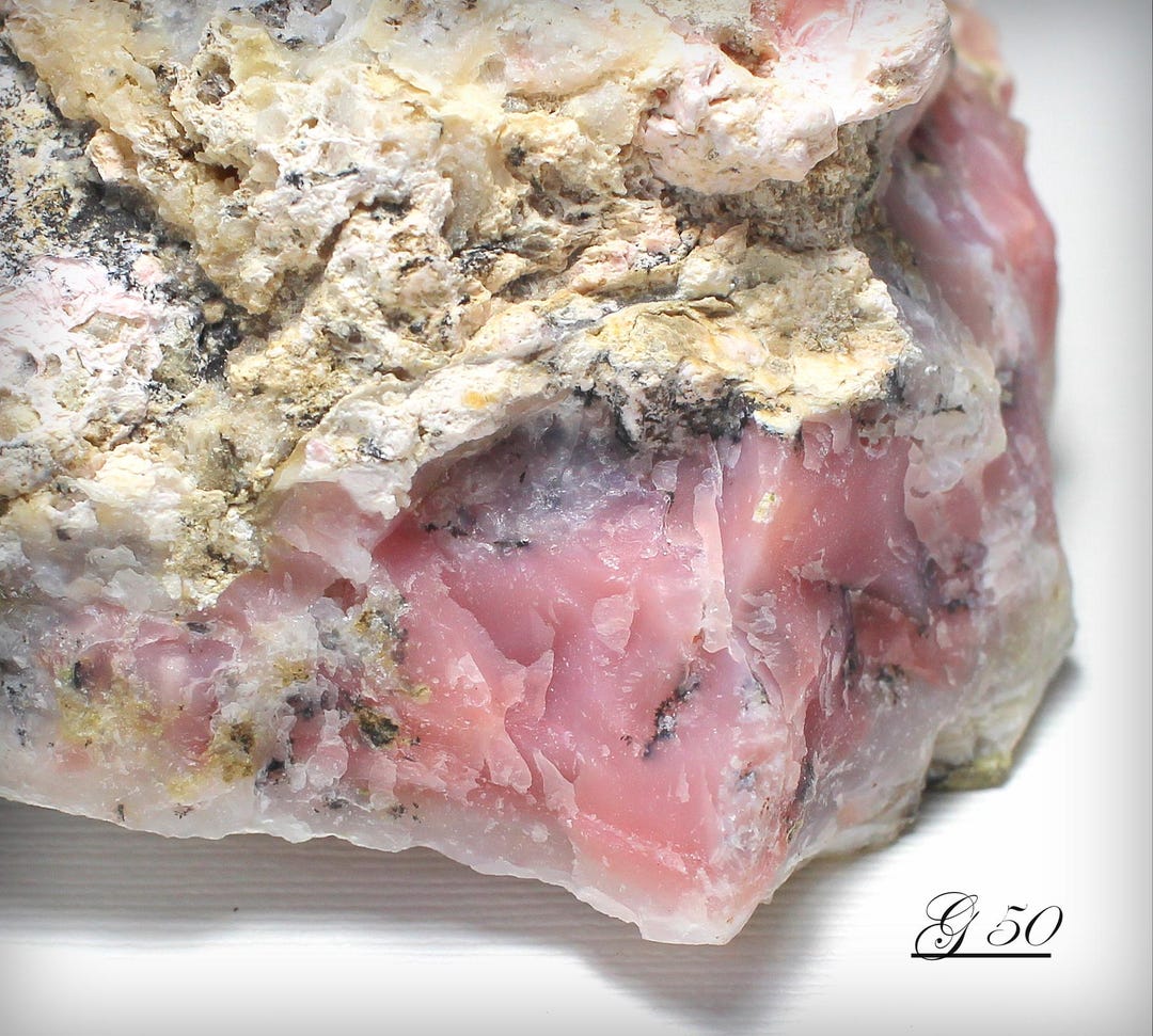 Pink Opal! - Large Piece of Peruvian Pink Opal Rough - Exquisitely ...