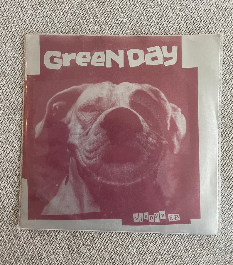 GREEN DAY slappy EP 7 rare Green Marble - Etsy