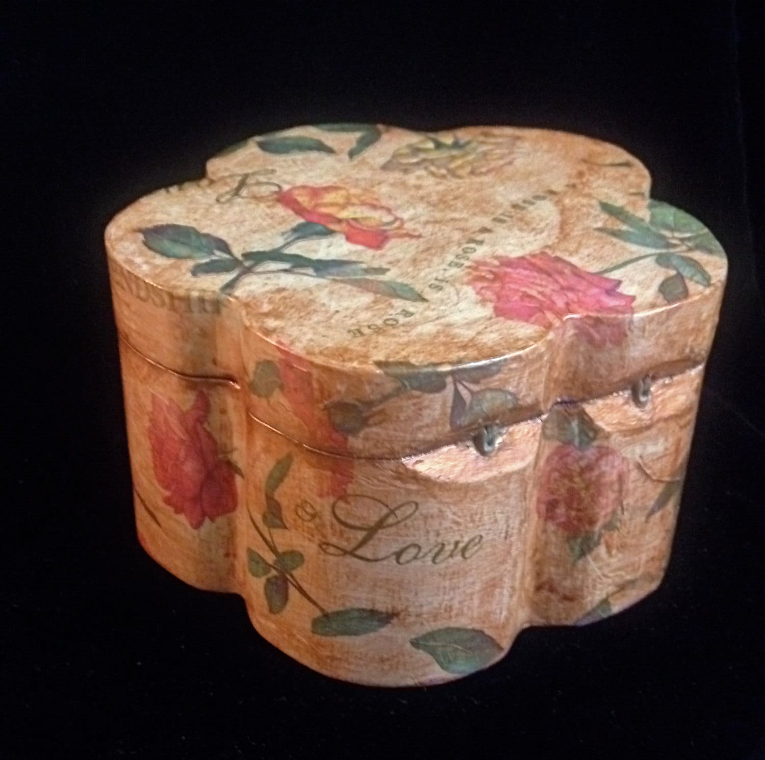 Love Roses Flower-shaped Jewelry Box - Etsy Denmark