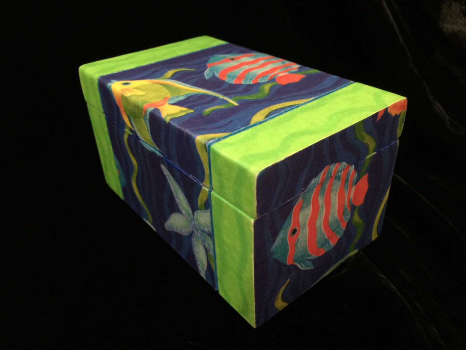 Ocean-themed Decoupaged and Handpainted Jewelry or Treasure - Etsy