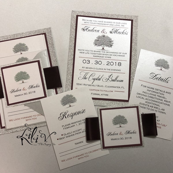 Tree Wedding Invite - Etsy