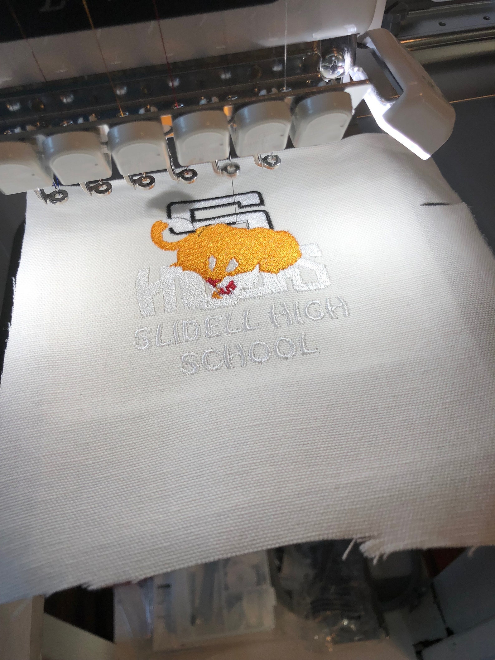 Slidell High School Uniform Logo Slidell LA Machine Embroidery Digital ...